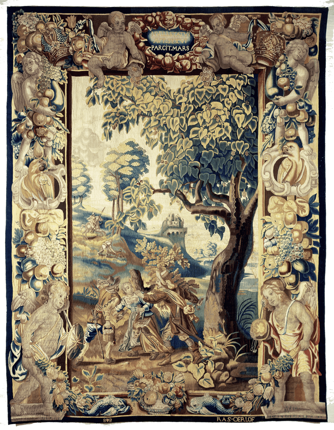 17th Century Tapestry Reproduction RE626609 – Romantic English