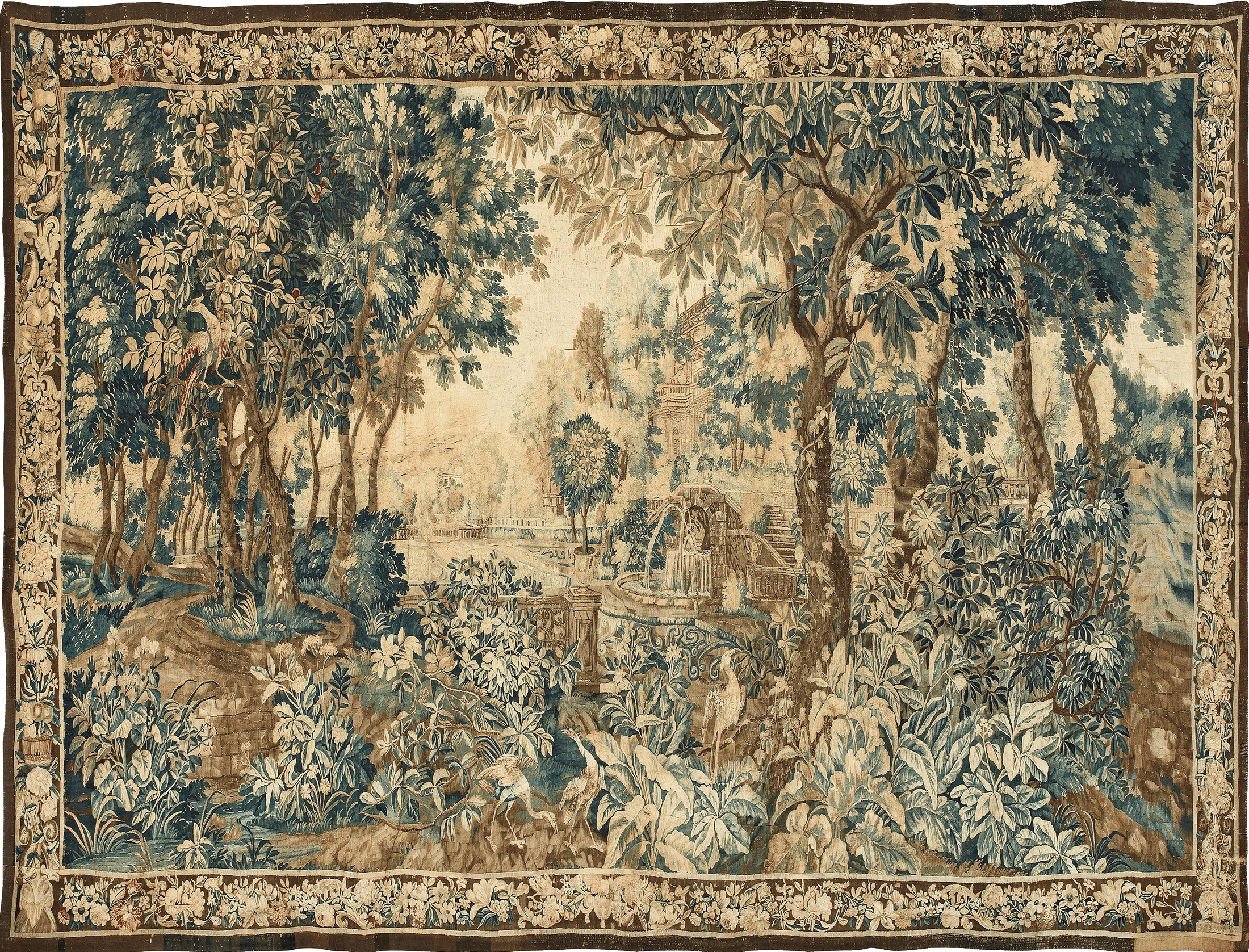 An Enchanted Garden: The Verdure Tapestry of Serene Splendor RE954385 – Romantic English