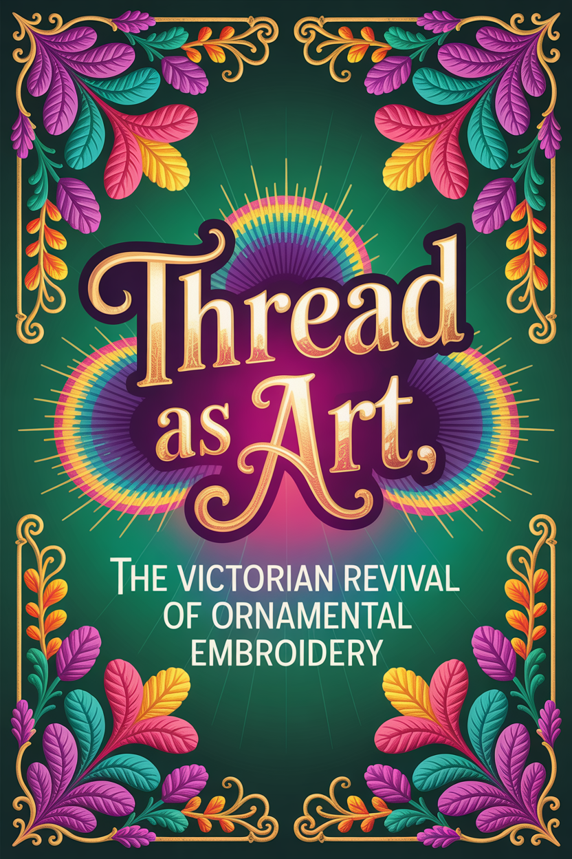 Thread as Art: The Victorian Revival of Ornamental Embroidery ...