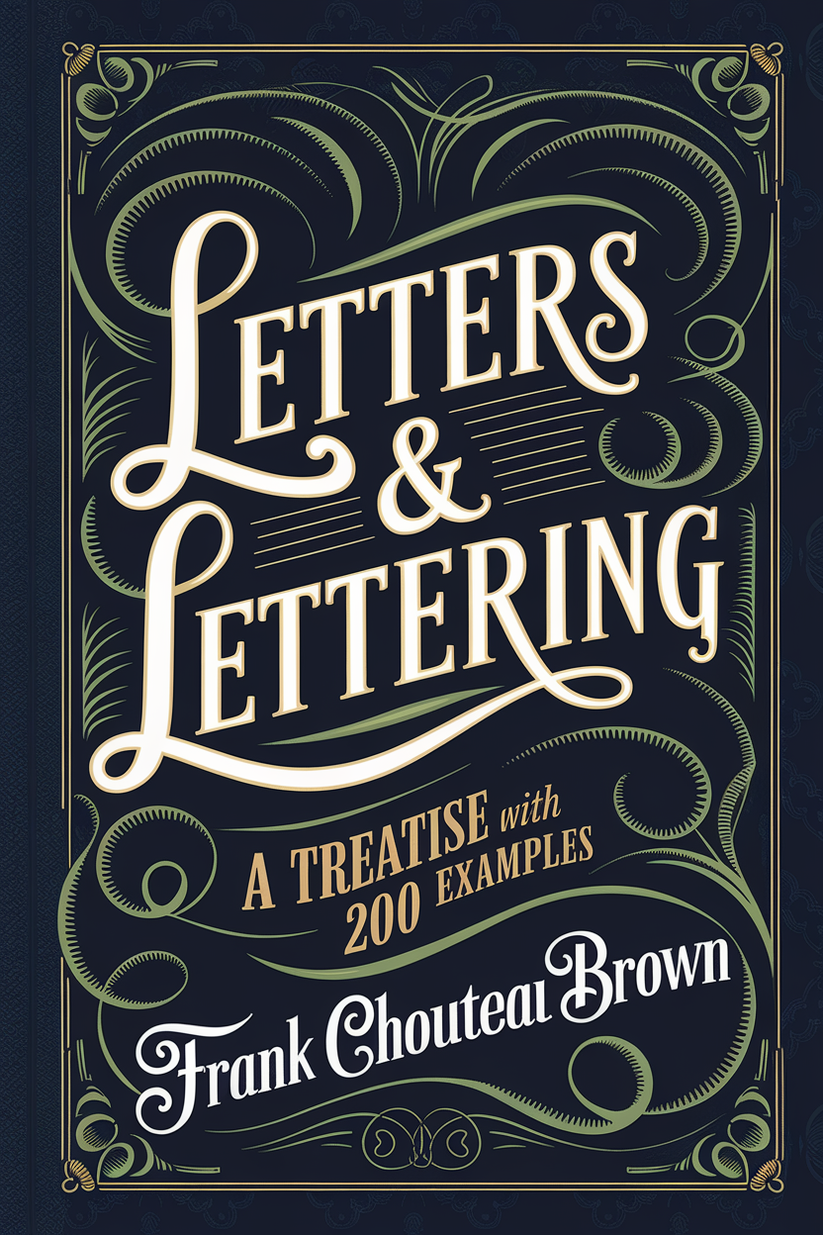 Letters & Lettering: A Treatise with 200 Examples by Frank Chouteau Br ...