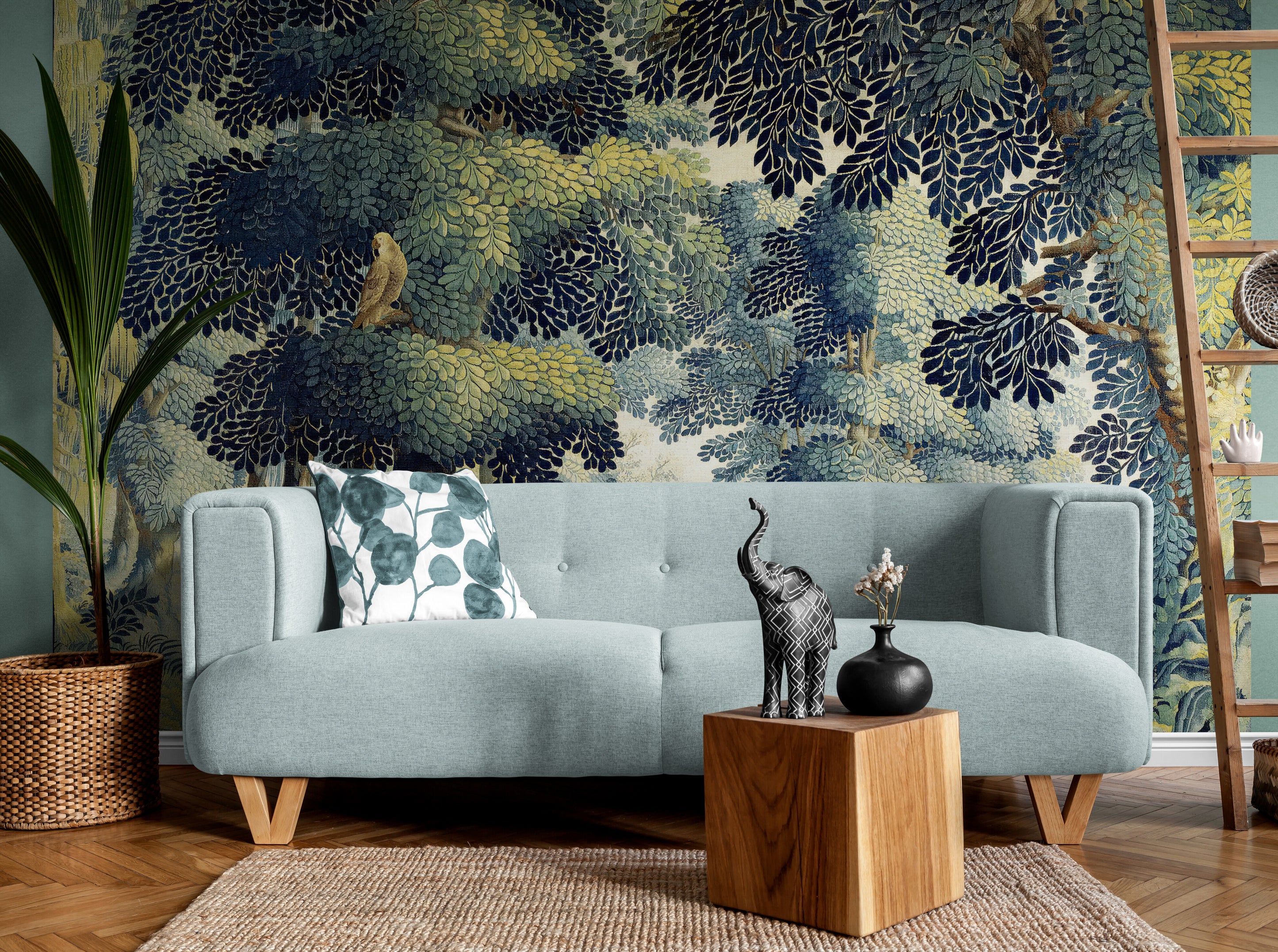 Extraordinary Flemish Verdure Tapestry Fabric Print RE652248 – Romantic ...