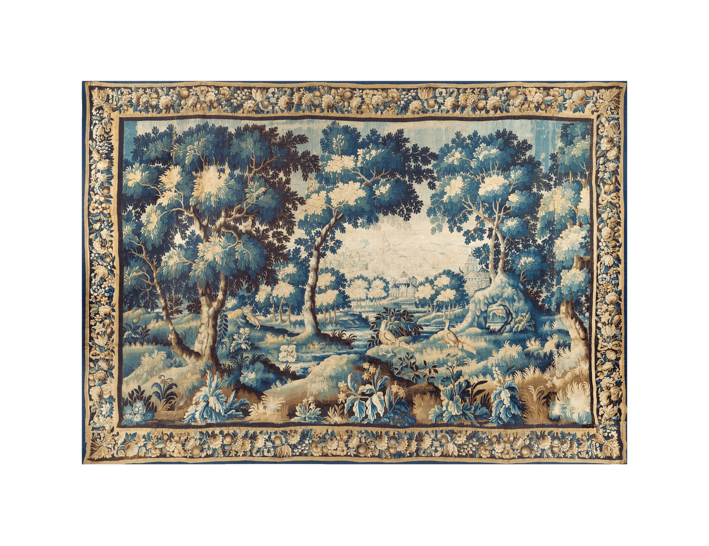 Exquisite 17th Century Verdure Tapestry Reproduction | French Baroque ...