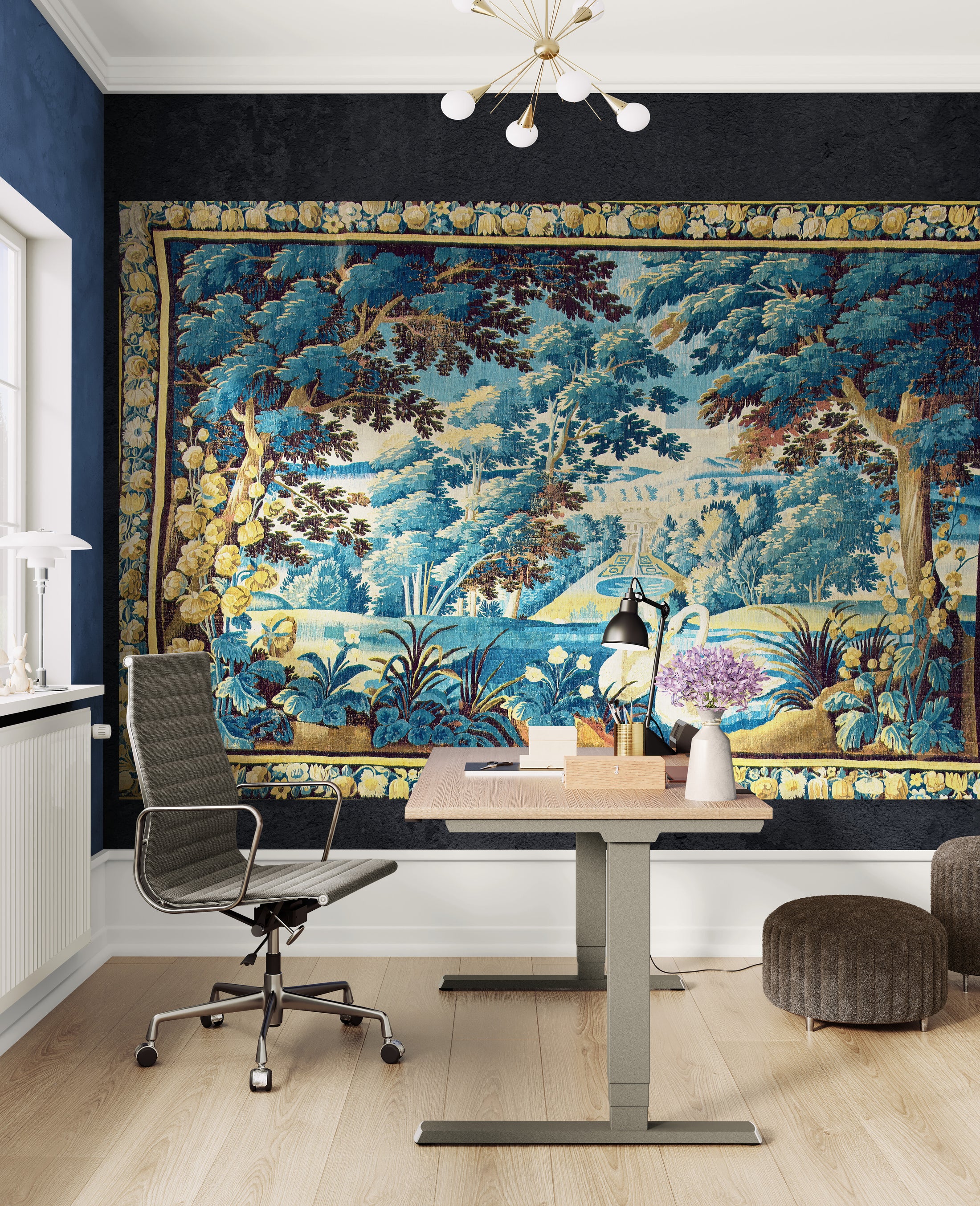 Elegant Swan Garden Tapestry: Perfect for a Romantic Bedroom Refresh a ...