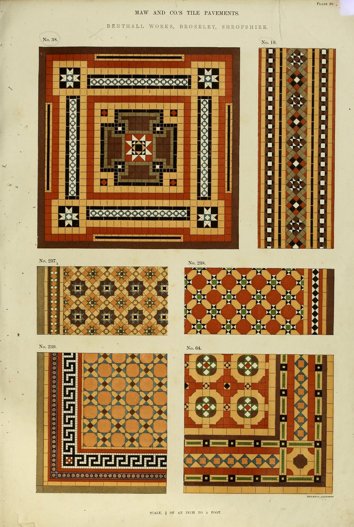 Victorian Tile Masterpieces: The Patterns of Maw & Co. – A Complete Gu ...